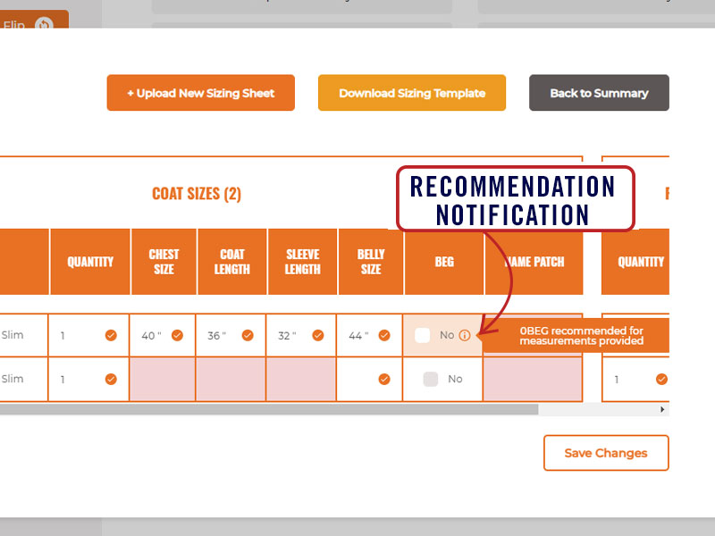 FireWriter Distributor Sizing Sheet Guide
